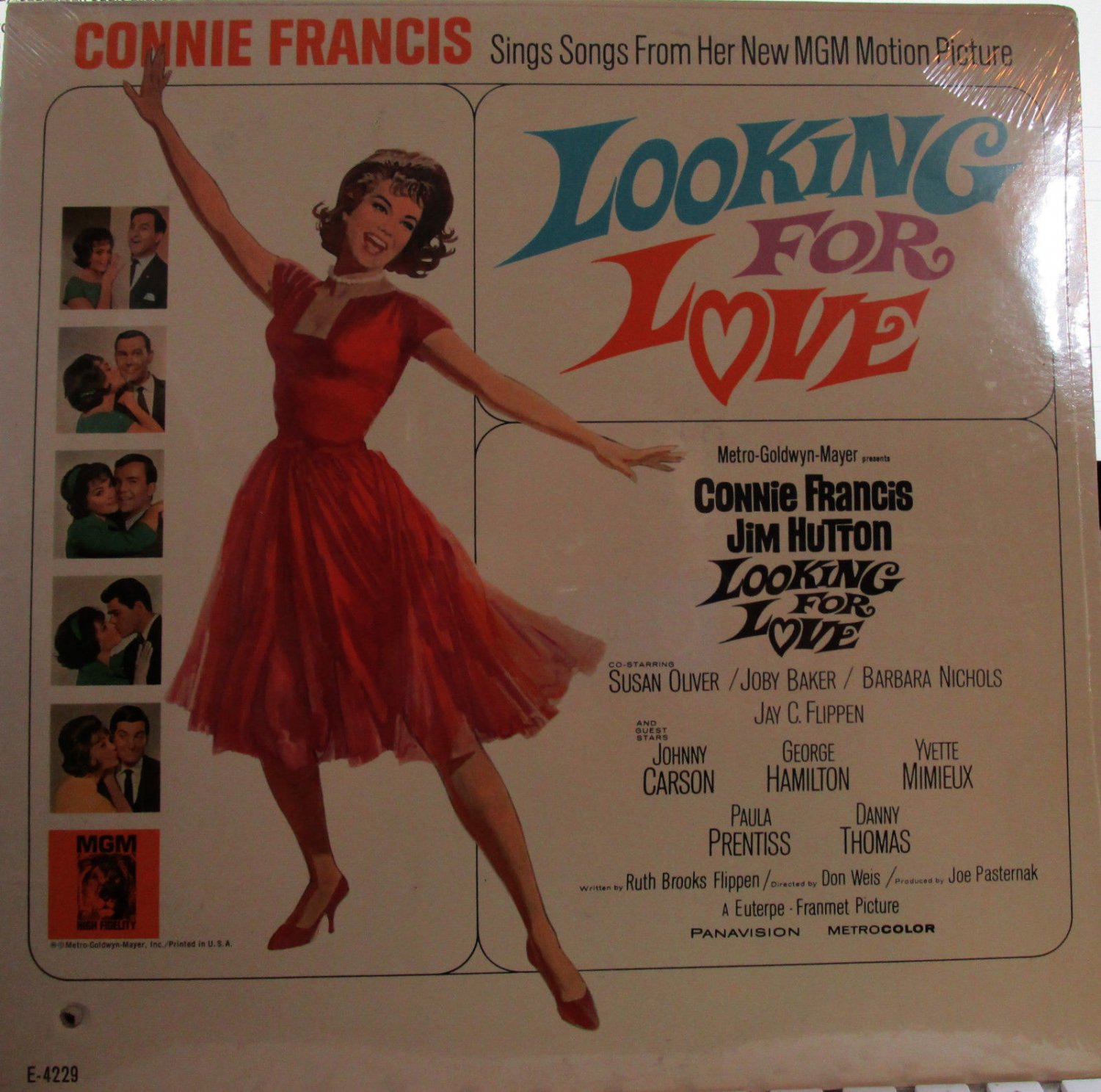 Looking for Love (Soundtrack) Connie Francis (Mono) Jim Hutton, Susan ...
