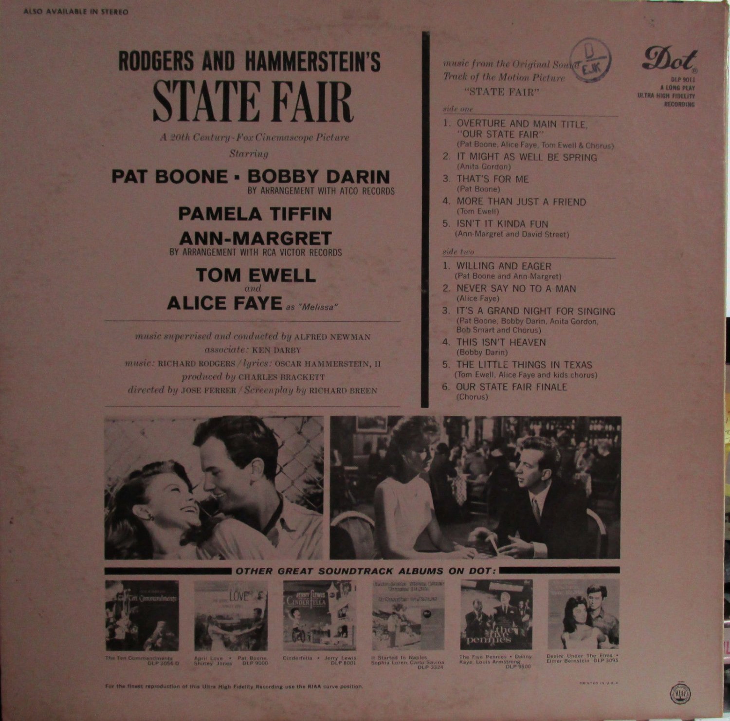State Fair (Soundtrack) (Pat Boone,Ann-Margret,Bobby Darin,Pamela ...
