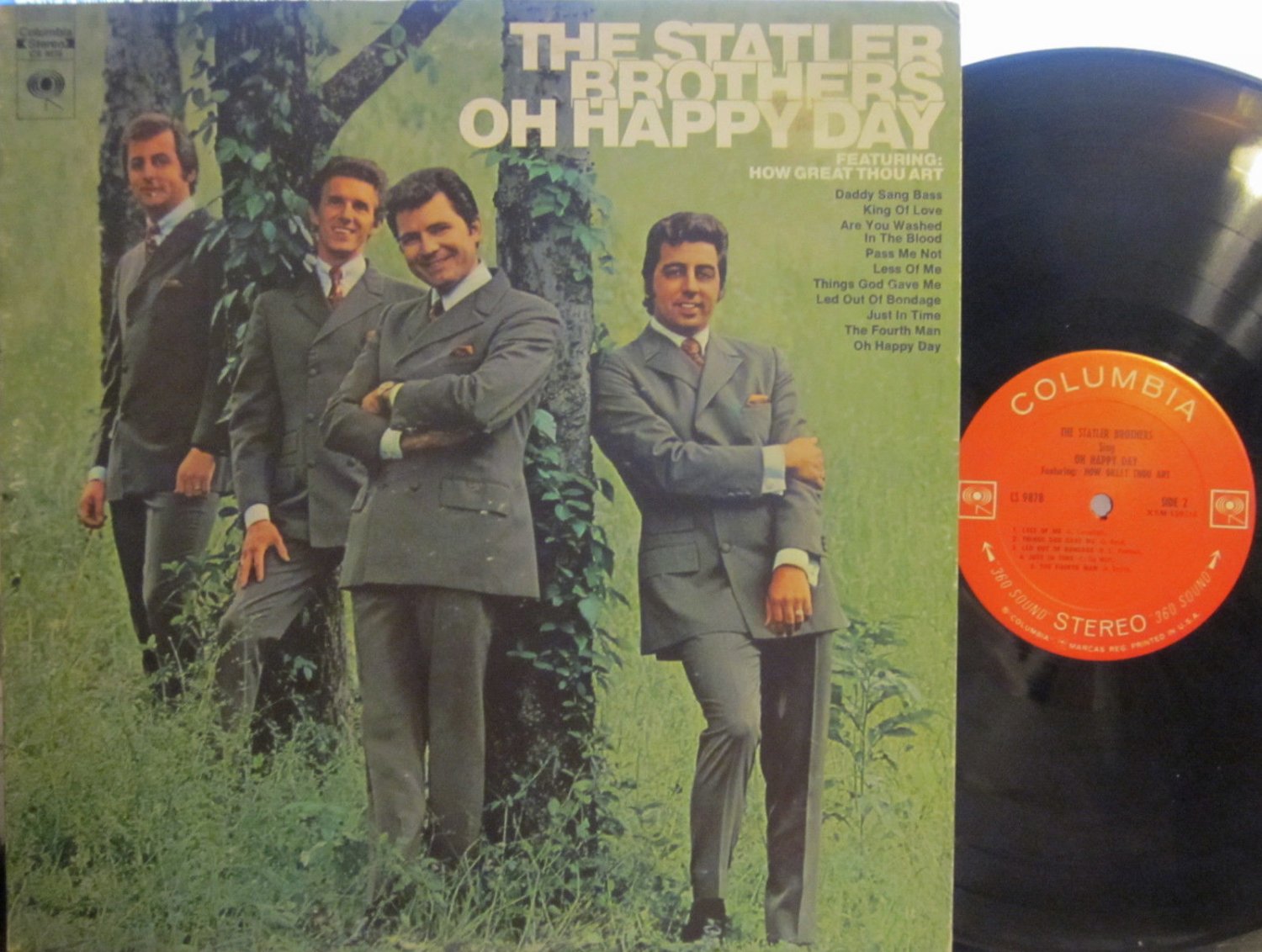 Statler Brothers Oh Happy Day 360 Columbia Cs 9878 With Daddy