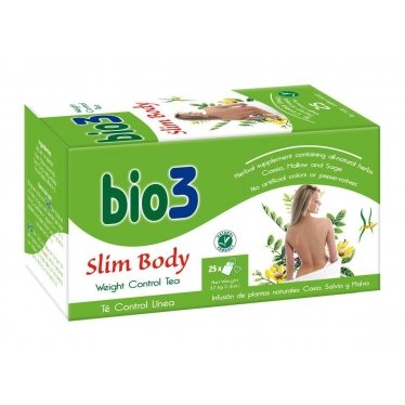 Bio3 Weight Control Tea, Slim Body , Slimming Tea , 3 Pack , 75 bags