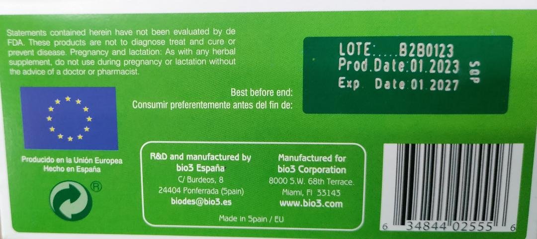 Bio3 Weight Control Tea, Slim Body , Slimming Tea , 3 Pack , 75 bags