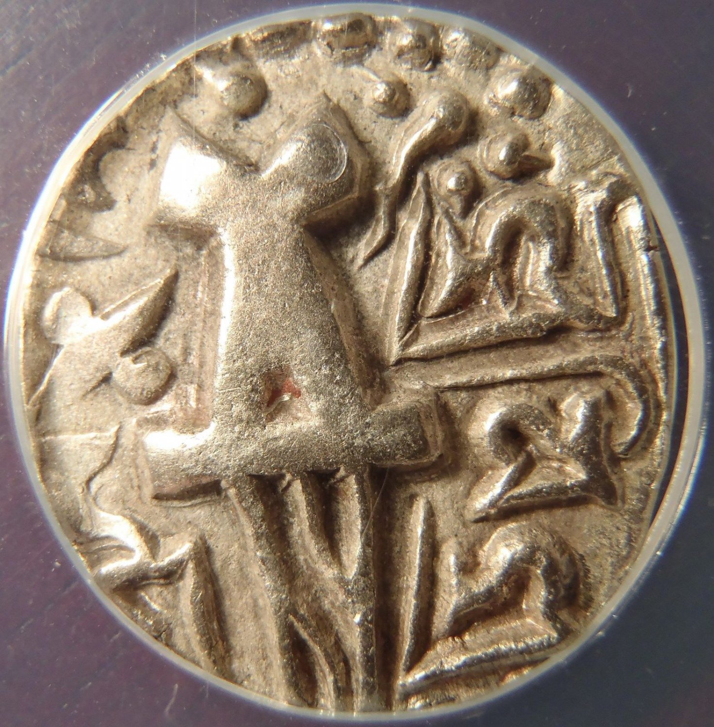 Late 5th Century AD N. India Kidarites Vinayaditya EL Electrum Stater ...