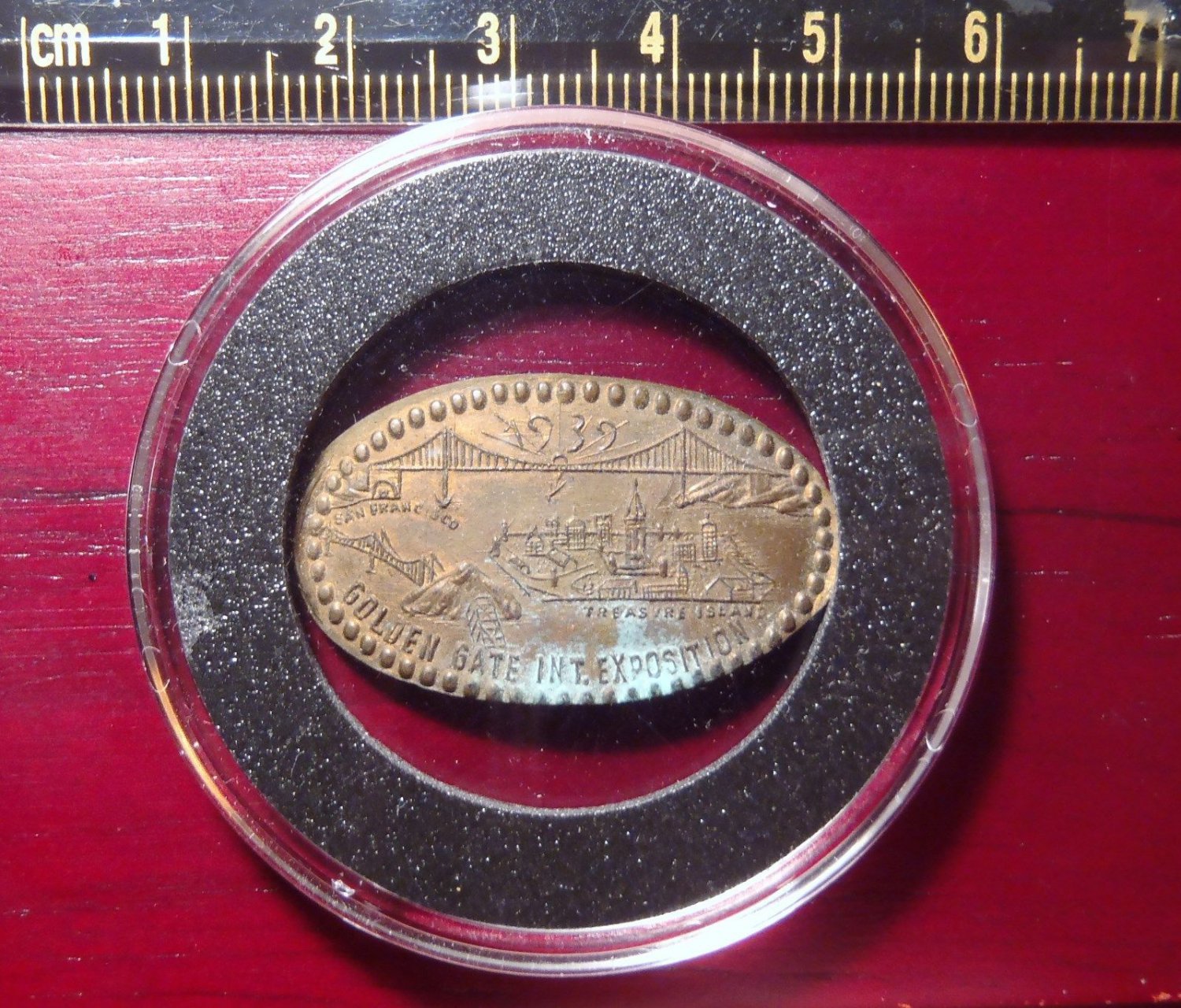 1939 Golden Gate International Exposition Treasure Island Elongated ...