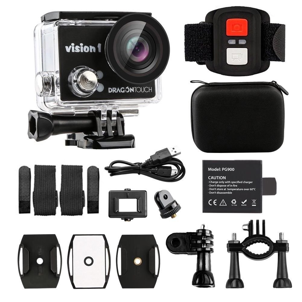 Dragon Touch Kids Action Camera 1080P Waterproof Camcorder Video Sports ...