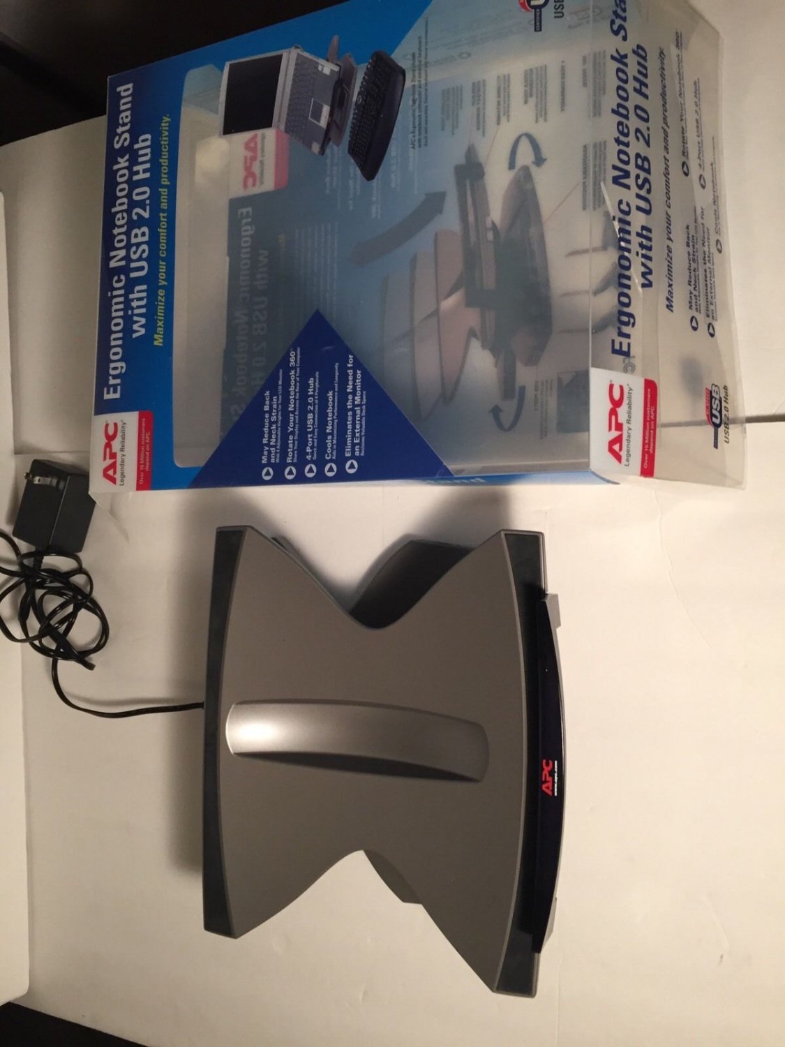 Lot Of 3 APC Ergonomic Notebook Stand with USB 2.0 HUB