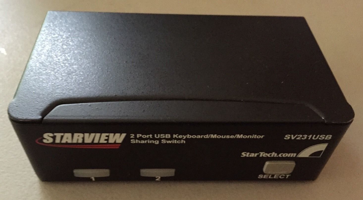 StarTech SV431USB 4-port StarView USB KVM Switch Sold With Cables!