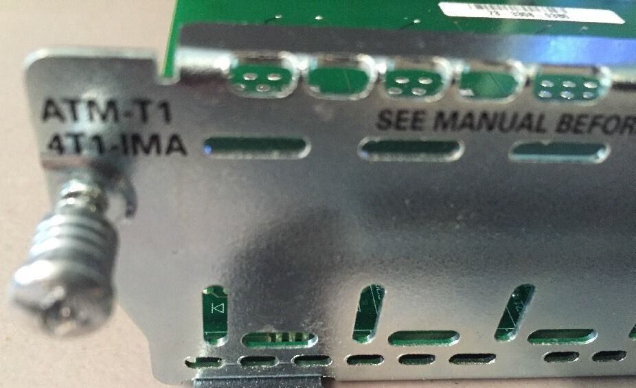CISCO ATM-T1 4T1-IMA 4 Port ATM TI Module. JAB0440FDE