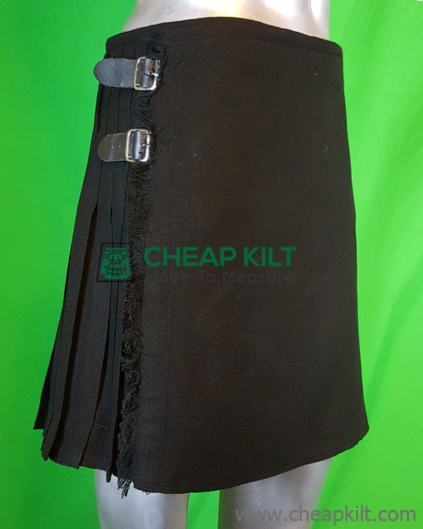 Black Tartan Kilt - Kilts For Men - Cheap Kilt