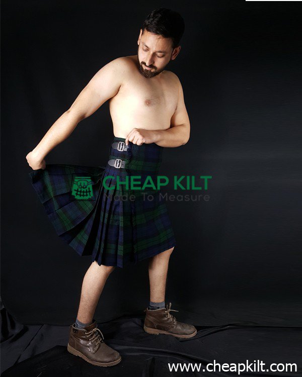 Stylish Black Watch Tartan Kilt - Tartan Kilt for Men - Cheap Kilt