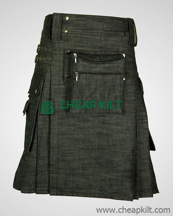 Classic Denim Kilt - Kilts For Men - Cheap Kilt
