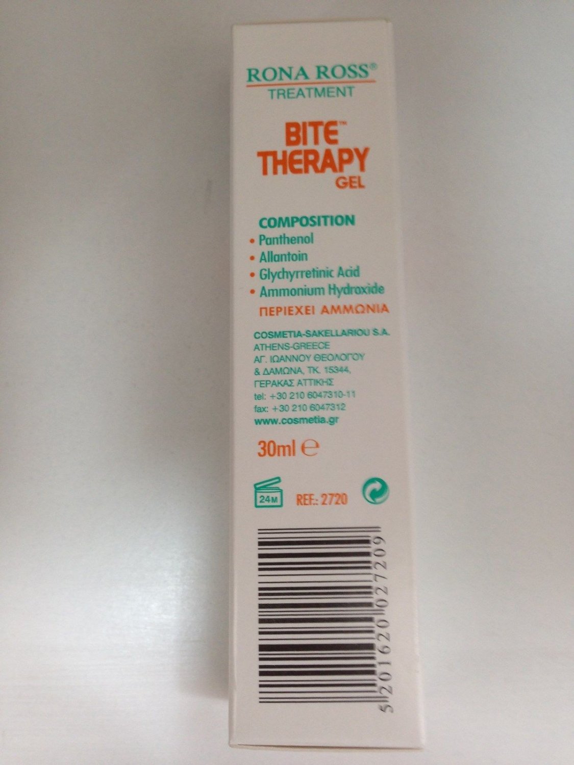 Rona Ross INSECT BITE THERAPY GEL 30ml RELIEF FROM INSECT BITES ...