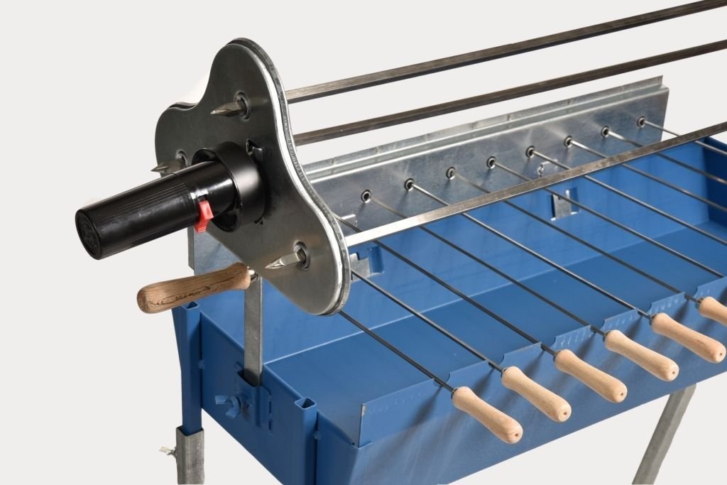 Cypriot Charcoal Rotisserie Barbecue BBQ Grill Foukou with AC/DC ...