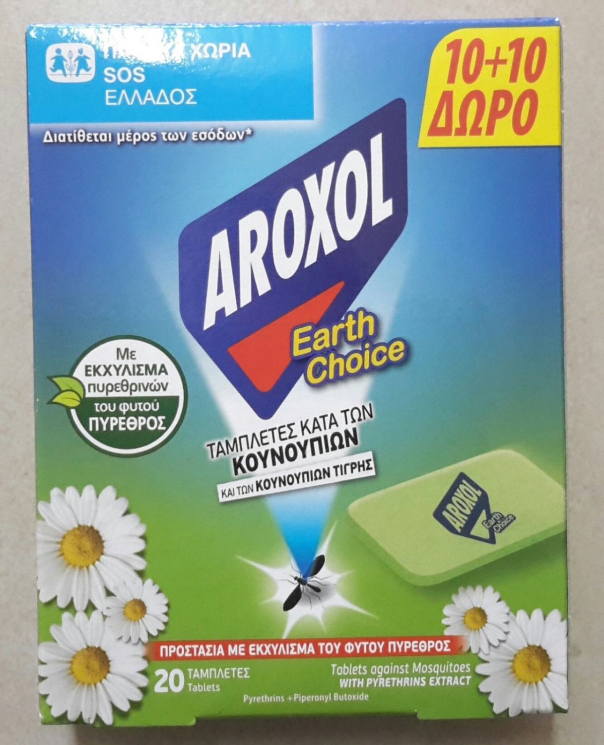 Mosquito (Tiger) Insect Flies Bite Repellent AROXOL FROM PLANT EXTRACT X20