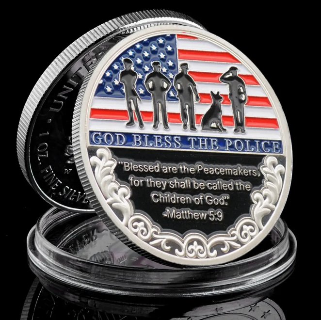 USA Police Officer Thank You For Your Service Integrity Loyalty Duty ...