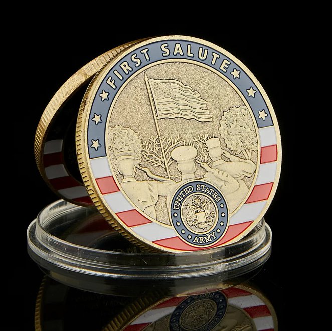 USA Army First Salute Swear An Oath Of Office American Independence Day ...