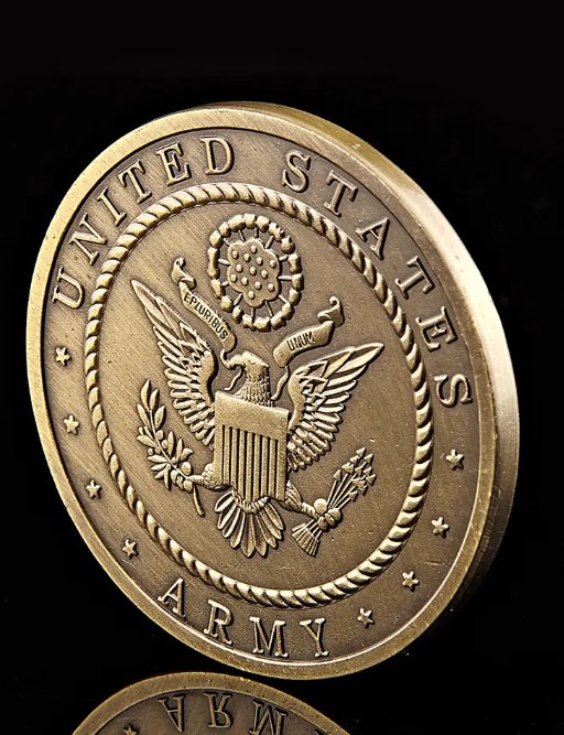 U.S. Army UH-60 Blackhawk Helicopter Coin Antiqued Bronze Military ...