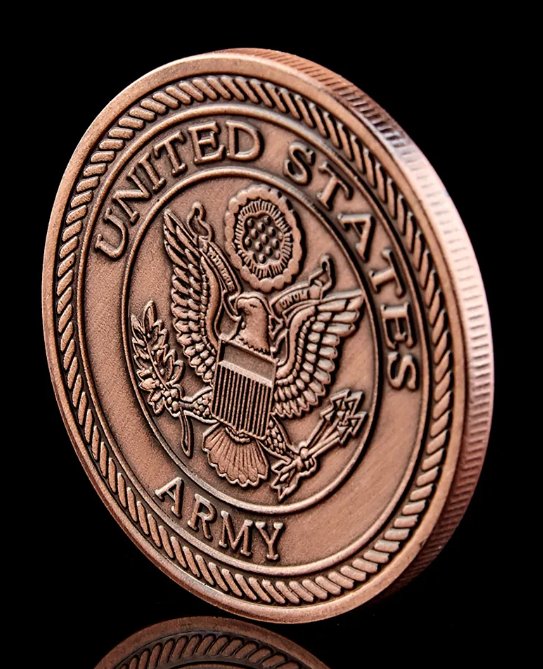 American Military Challenge Coin U.S . Army M-60 Patton Tank Souvenir Coin
