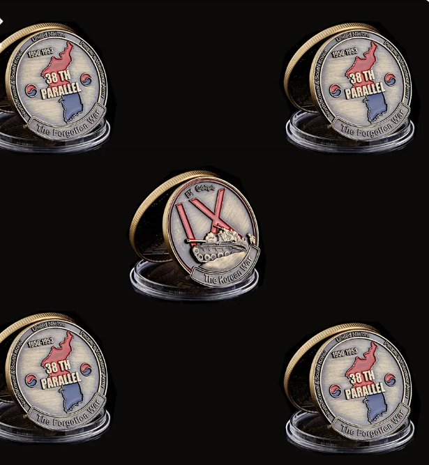 1950-1953 US.Army IX Corps Copper 38TH Parallel Korean War Forgotten ...