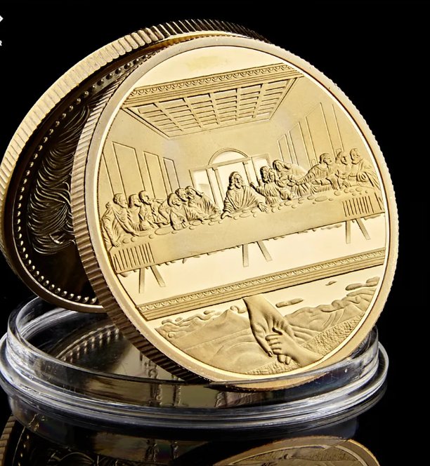 Jesus Revival Last Supper Coins European Christian Bible Collecting ...