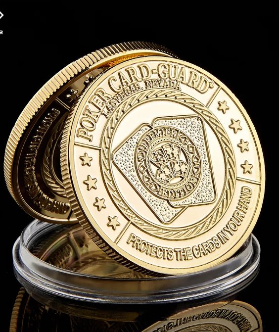 Brisbane Playapl Gold Souvenir Coin Collection Poker Card Guard With ...