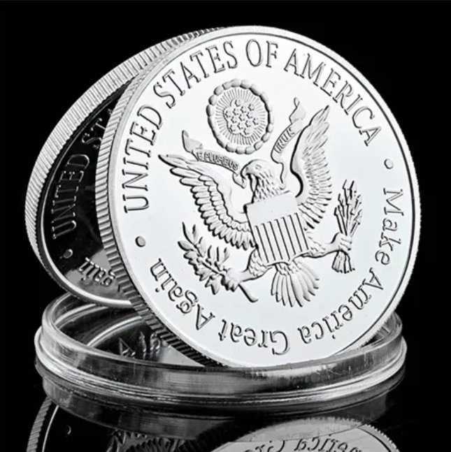 USA President Donald Trump And First Lady Gold Plated Celebrity ...