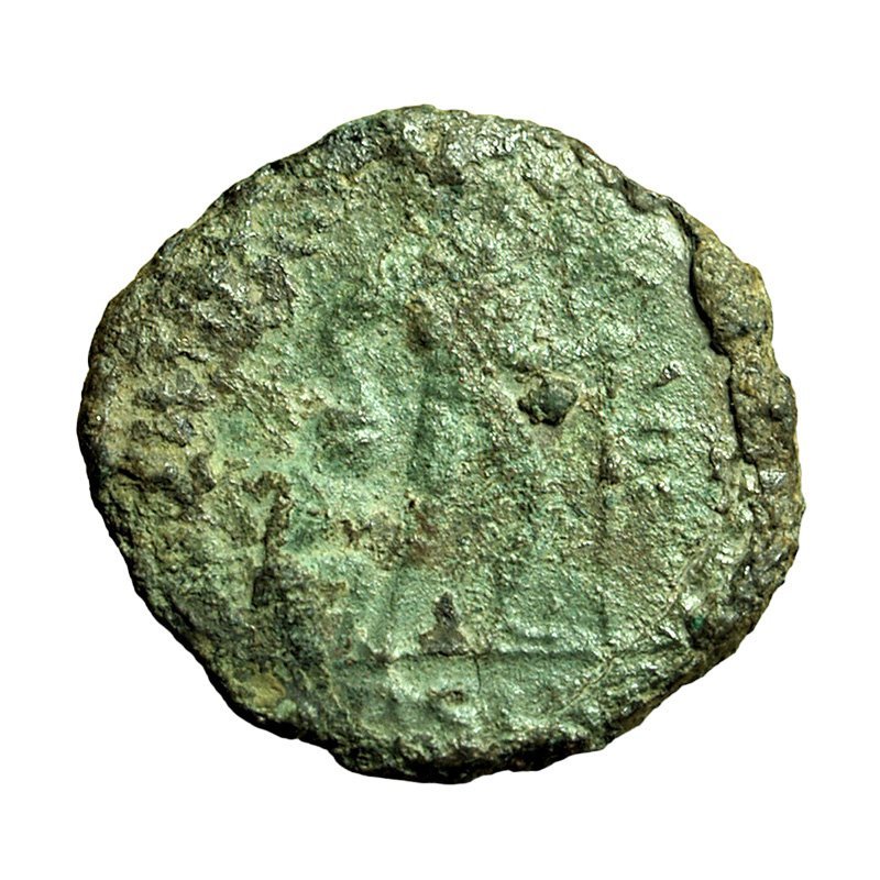Roman Coin Valentinian I AE3 Nummus Bust / Emperor 04139
