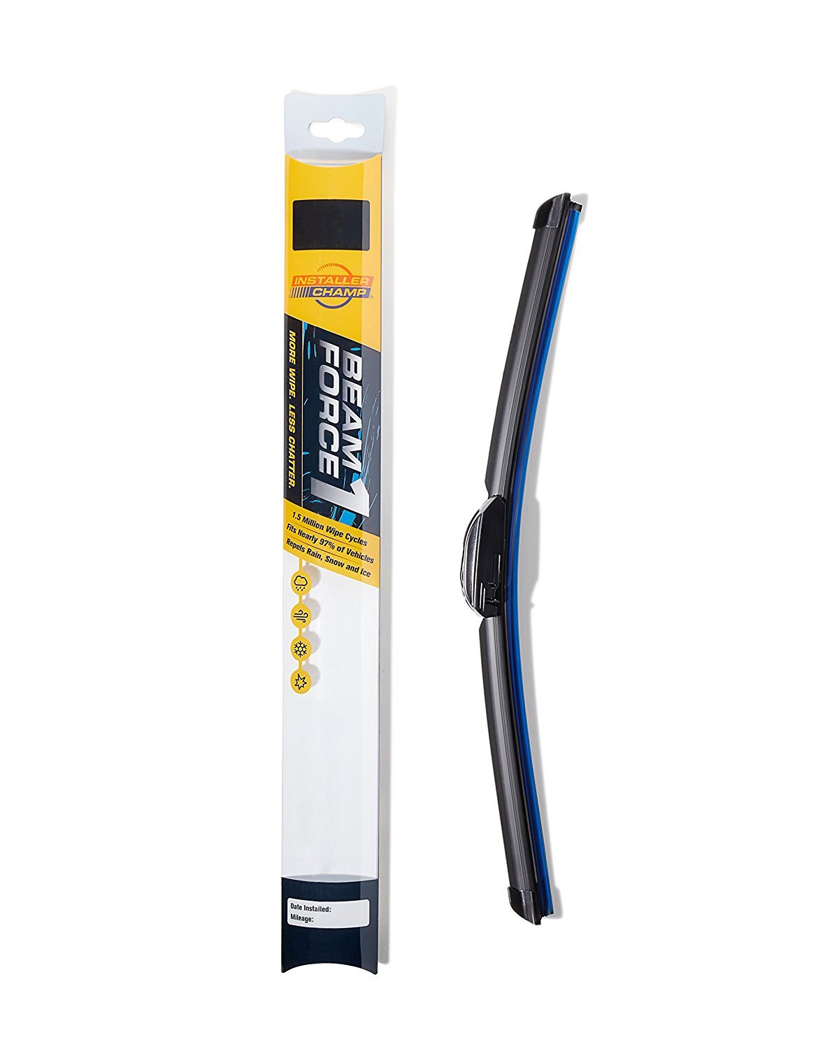 Installer Champ Beam Force 1 Wiper Blade - Fits 97% of Cars Front/Rear ...