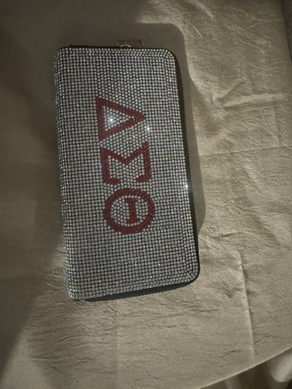 Delta Sigma Theta Rhinestone Wallet