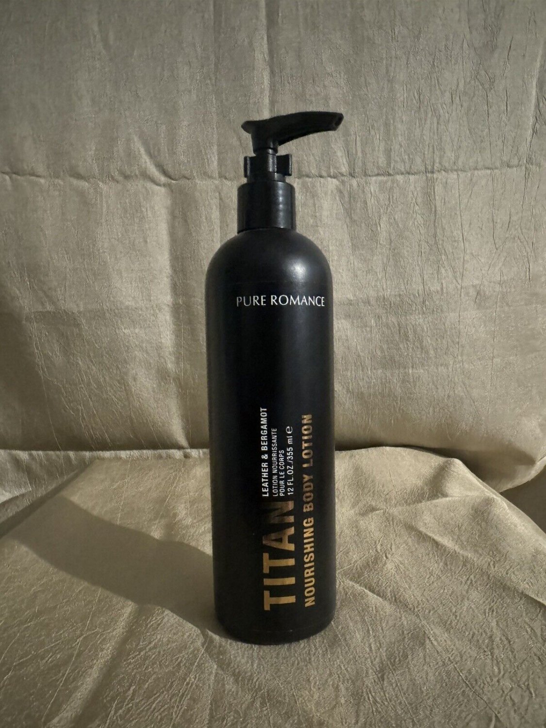 Pure Romance Men's Nourishing Body Lotion | 12 fl. oz./355 ml. Titan- New