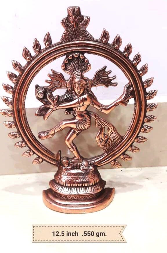 Hindu Goddess Dancing Siva Statue Natraj Metal Sculpture Home Decor ...