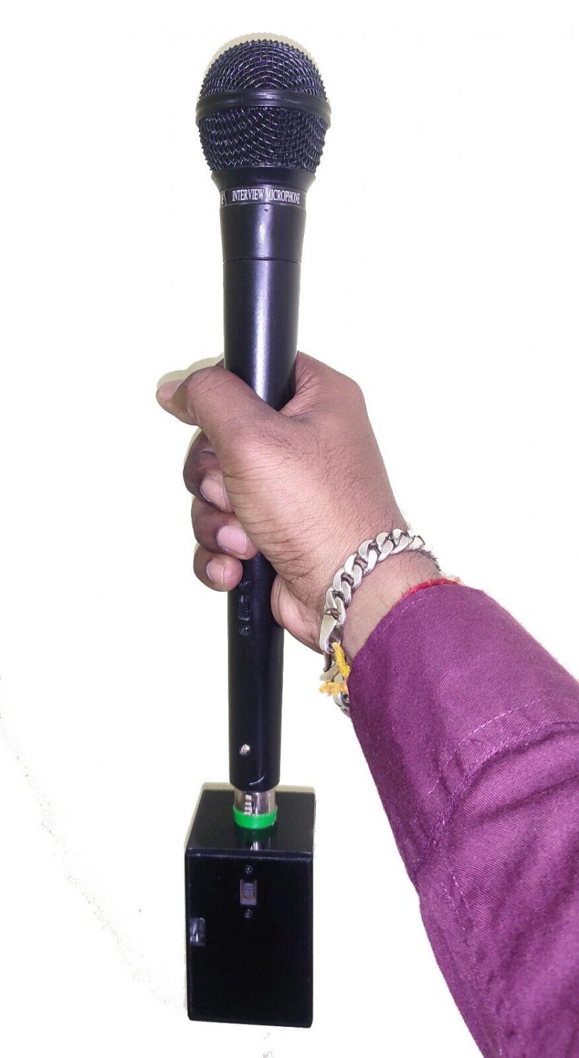 Wireless Interview Microphone with Bluetooth Device Compact ...