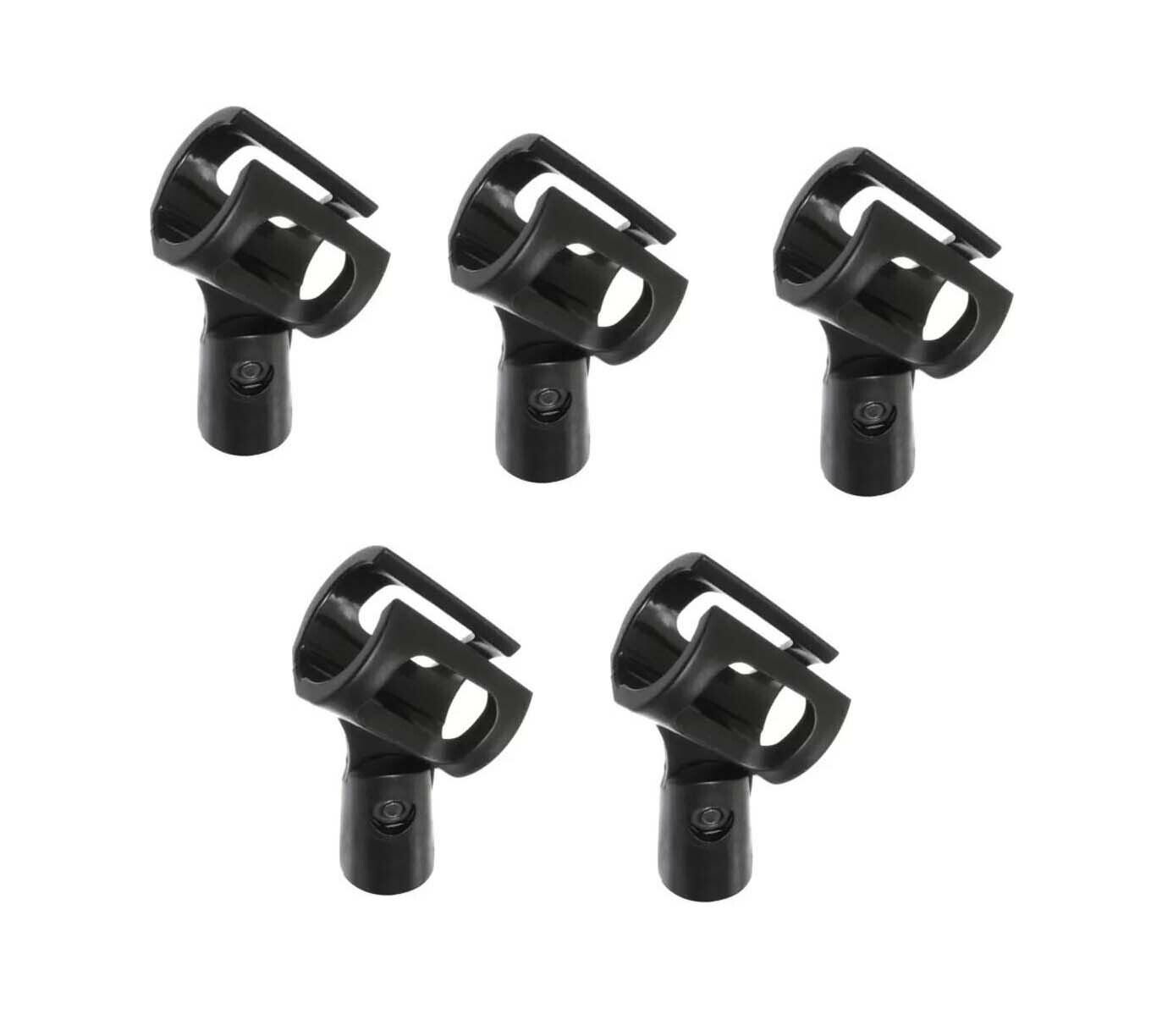 Universal Flexible Professional Round Cut Microphone Holder Mic Mount 5 Set