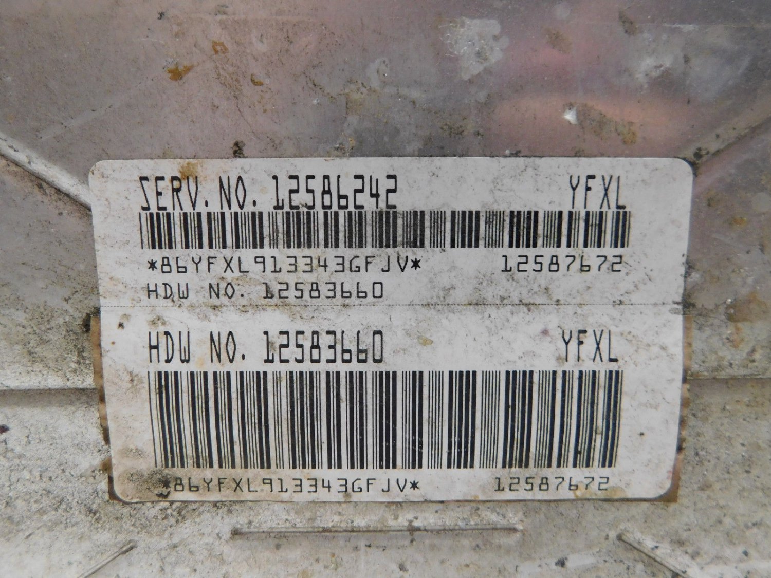 2005 Chevy Suburban 1500 Sport ECU ECM Engine Control Module Unit 12586242