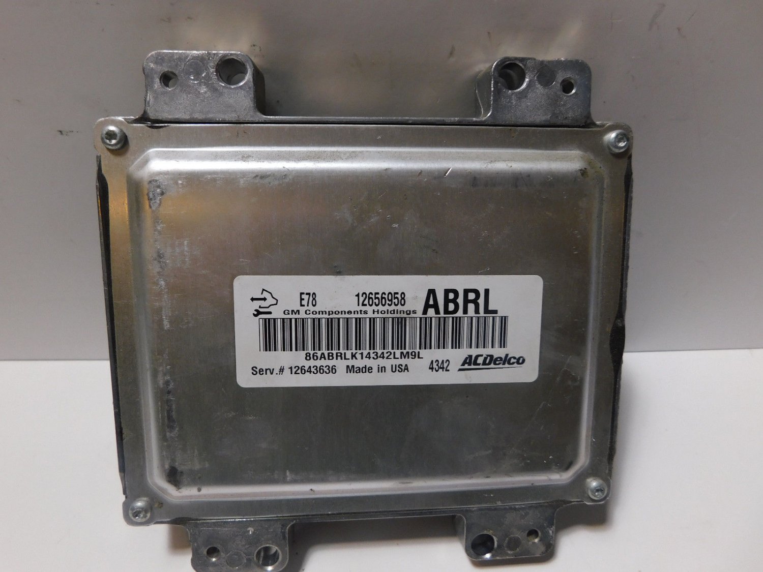 2012-2015 Chevy Cruze Engine Control Module Computer ECM ECU EBX ...