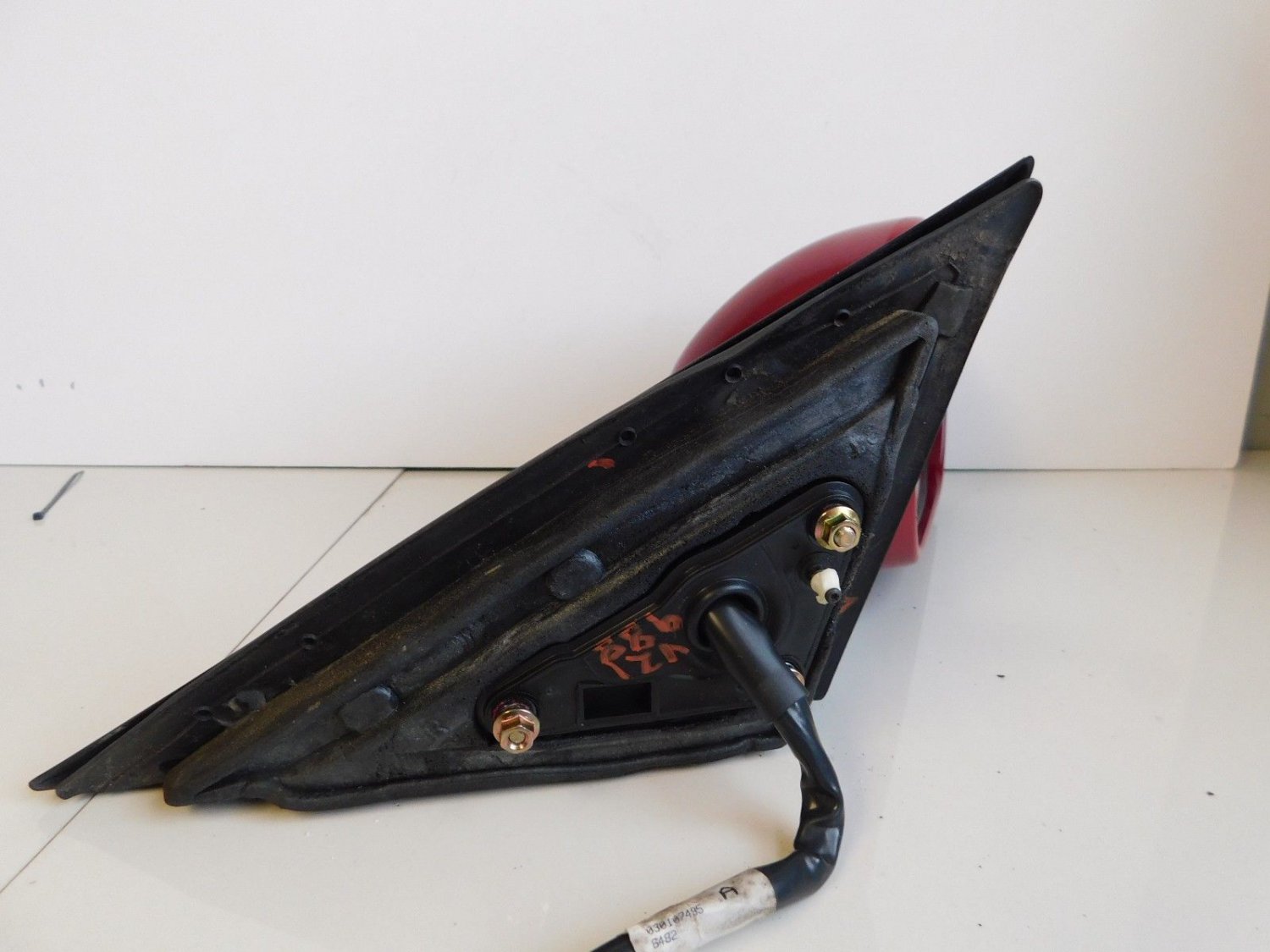 2001 Acura CL Type S 3.2 Passenger Rear View Power Door Mirror Red OEM