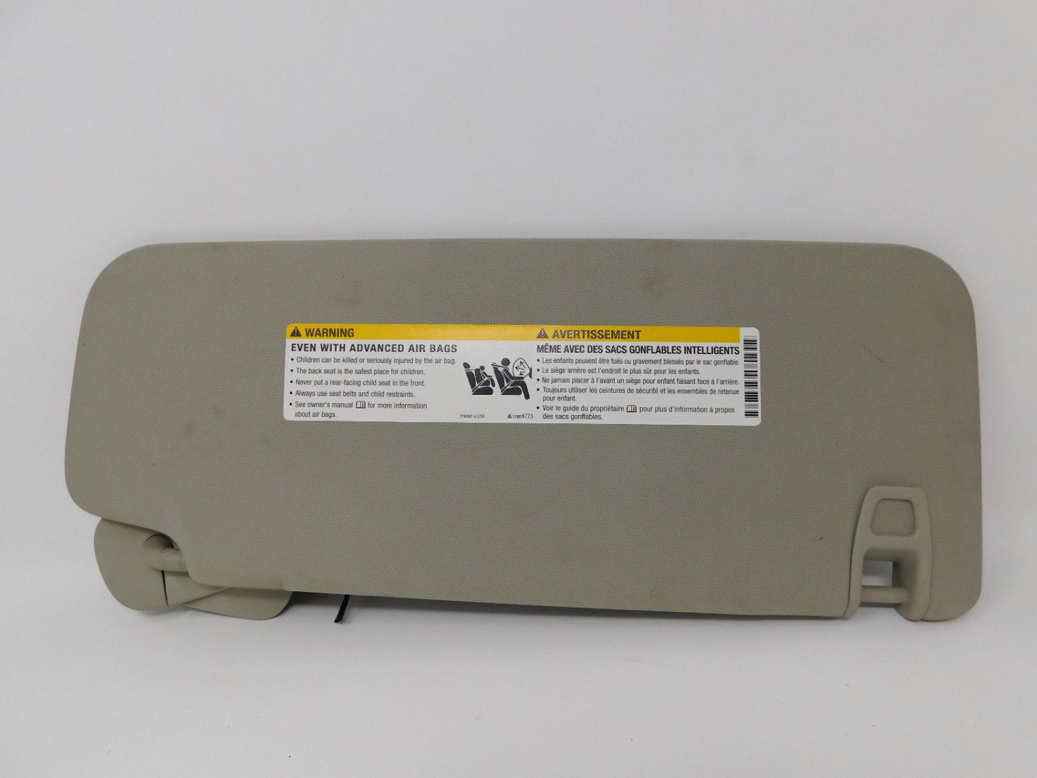 2007-2013 Chevy Silverado 1500 GMC Sierra Driver Sun Visor Sunvisor ...