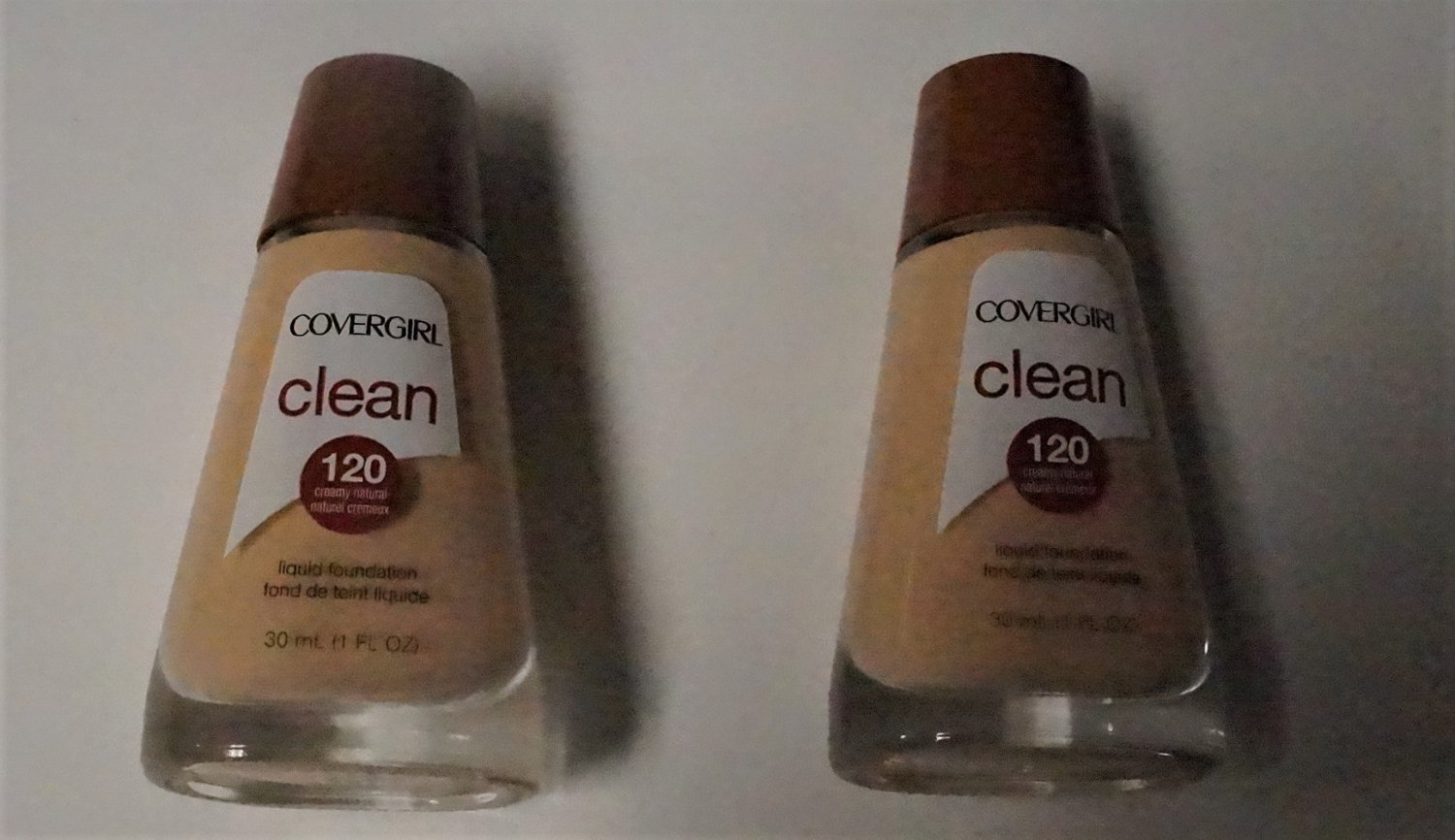 Covergirl Clean Liquid Foundation 120 - 2 Bottles