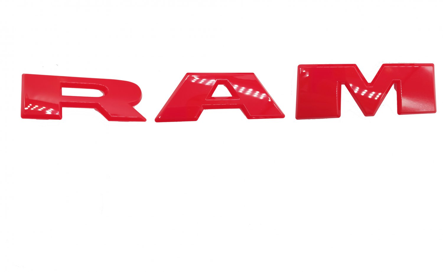 Gloss Red Front Grille Nameplate LETTERS 19-21 DODGE RAM 1500 2500 3500 ...