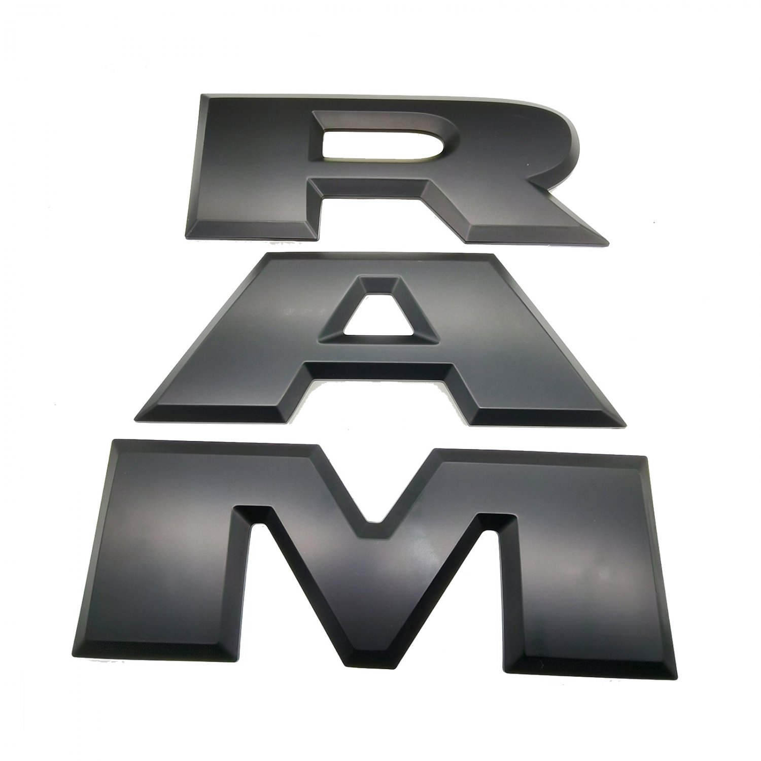 Matte Black tailgate letter Emblem Badge 68245544AE Dodge Ram 1500 DT ... Matte Black tailgate letter Emblem Badge 68245544AE Dodge Ram 1500 DT ...