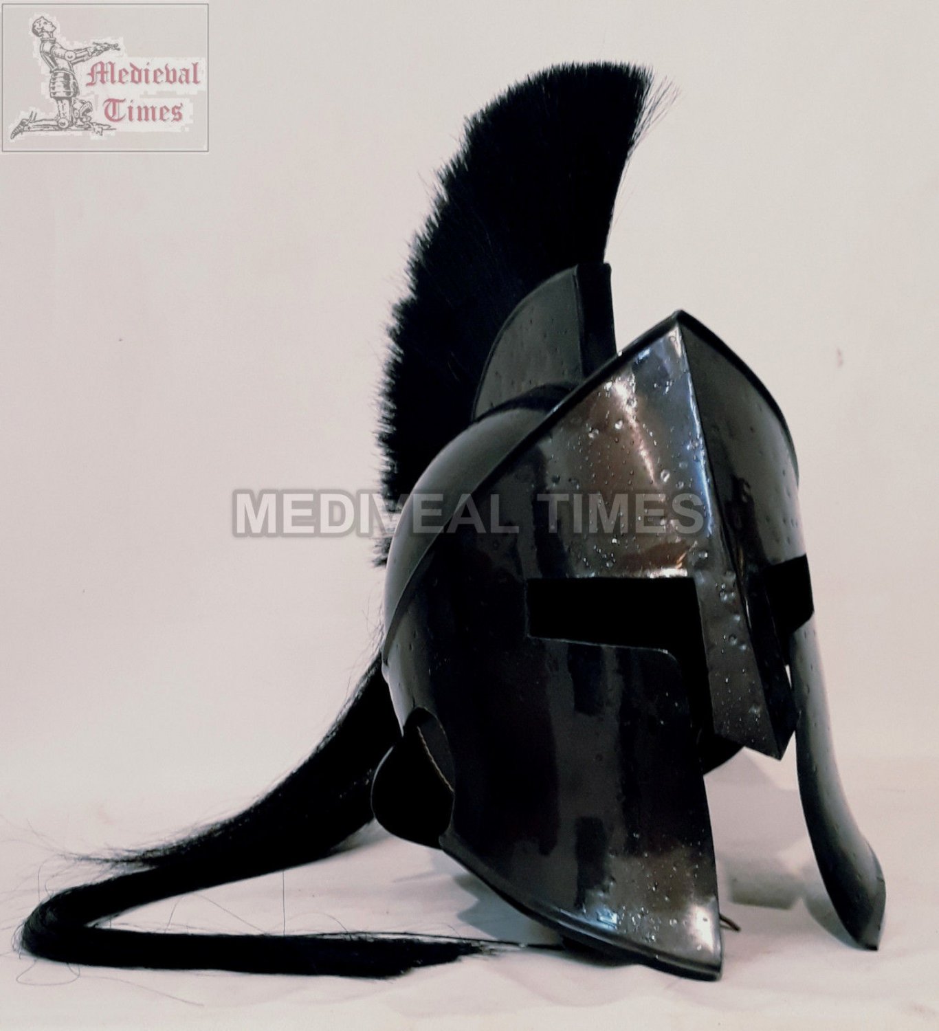 BLACK ROMAN 300 SPARTAN HELMET KING LEONIDAS MOVIE REPLICA HELMET ...