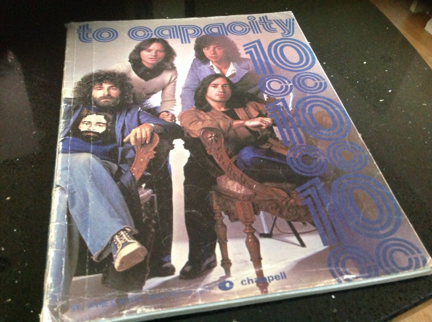 Vintage 10cc Sheet Music Book - Hits - 1970's