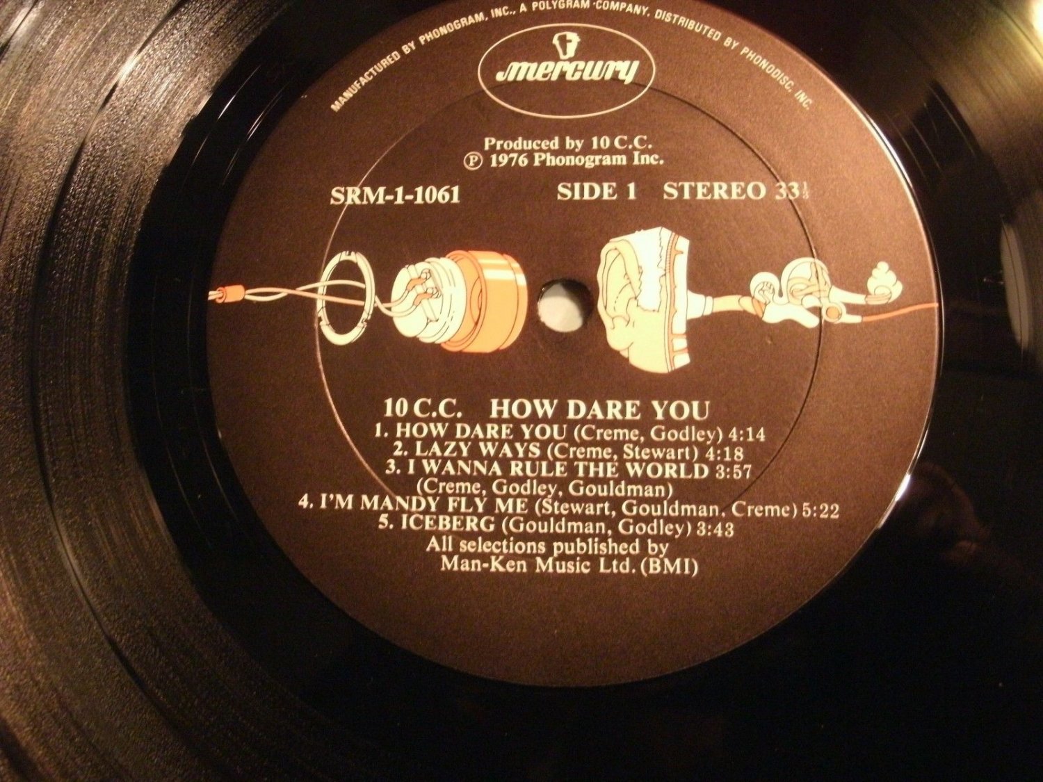 10cc - How Dare You! - 1976 Vinyl 12'' Lp./ Exc./ Prog Psych Rock
