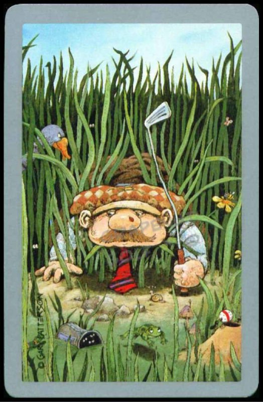 GARY PATTERSON CARTOON CRITTERS SILVER SINGLE PLAYING SWAP COLLECTIBLE ...