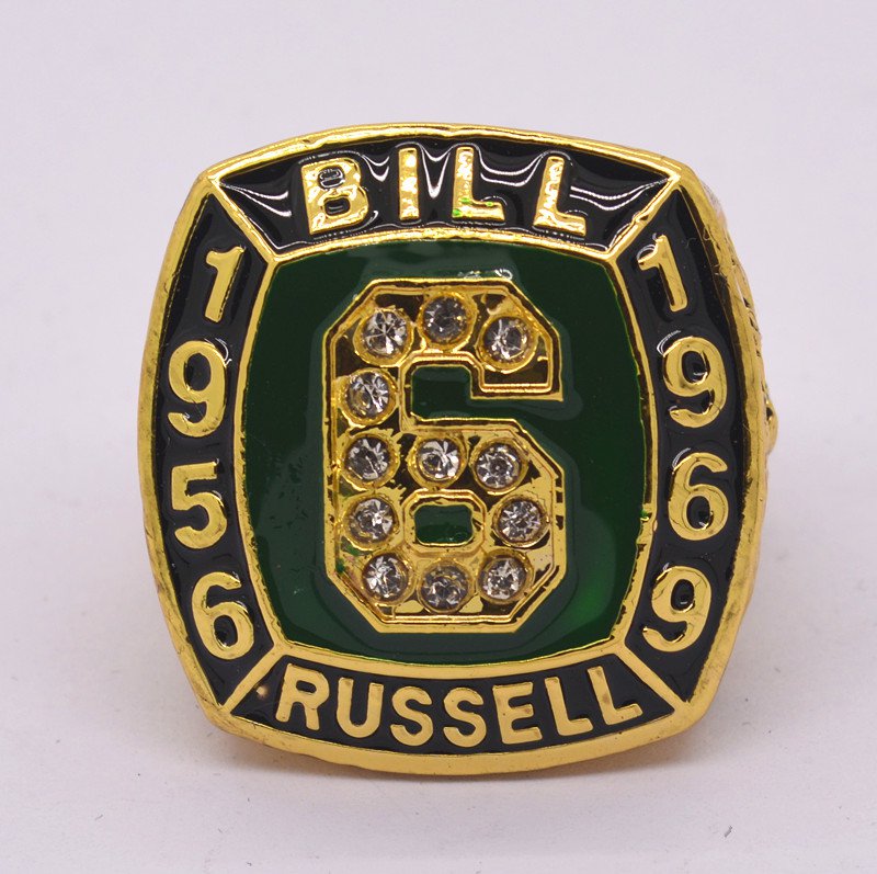 Hall of fame 1956 1969 Bill Russell championship ring big size 11 drop ship