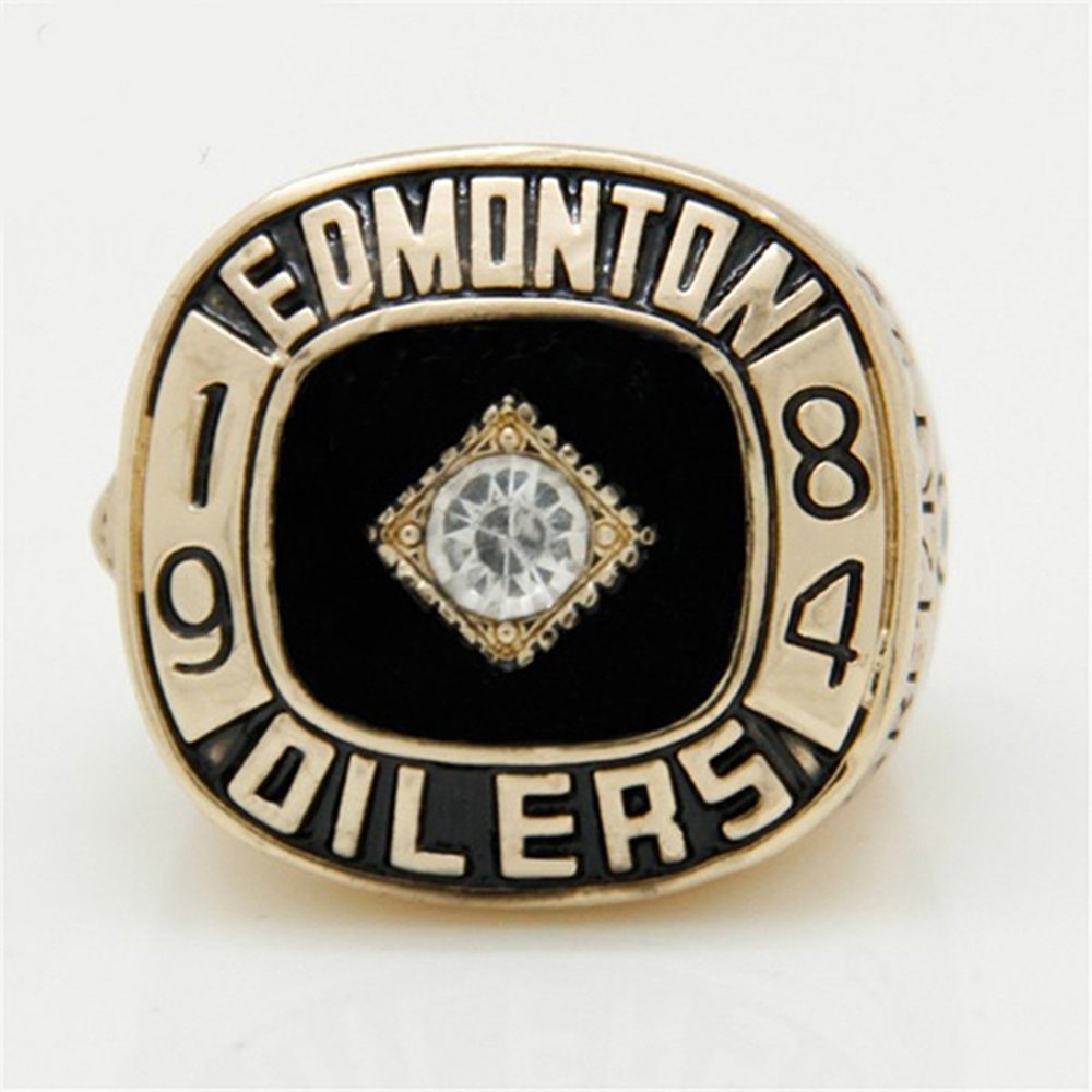 1984 ICE HOCKEY EDMONTON OILERS CHAMPIONSHIP RINGS MEN JEWELRY-in Rings fro
