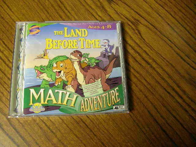 The Land Before Time Math Adventure 1997 Ages 4-8 CD-ROM WIN/MAC