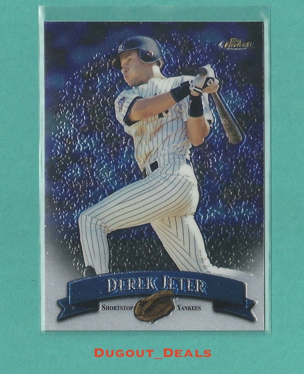 1998 Topps Finest Derek Jeter #92 New York Yankees HOF MVP NM-MT+