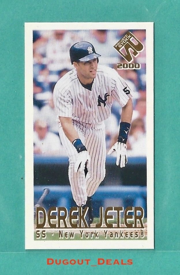 1999 Pacific Private Stock Mini Derek Jeter #36 New York Yankees HOF ...