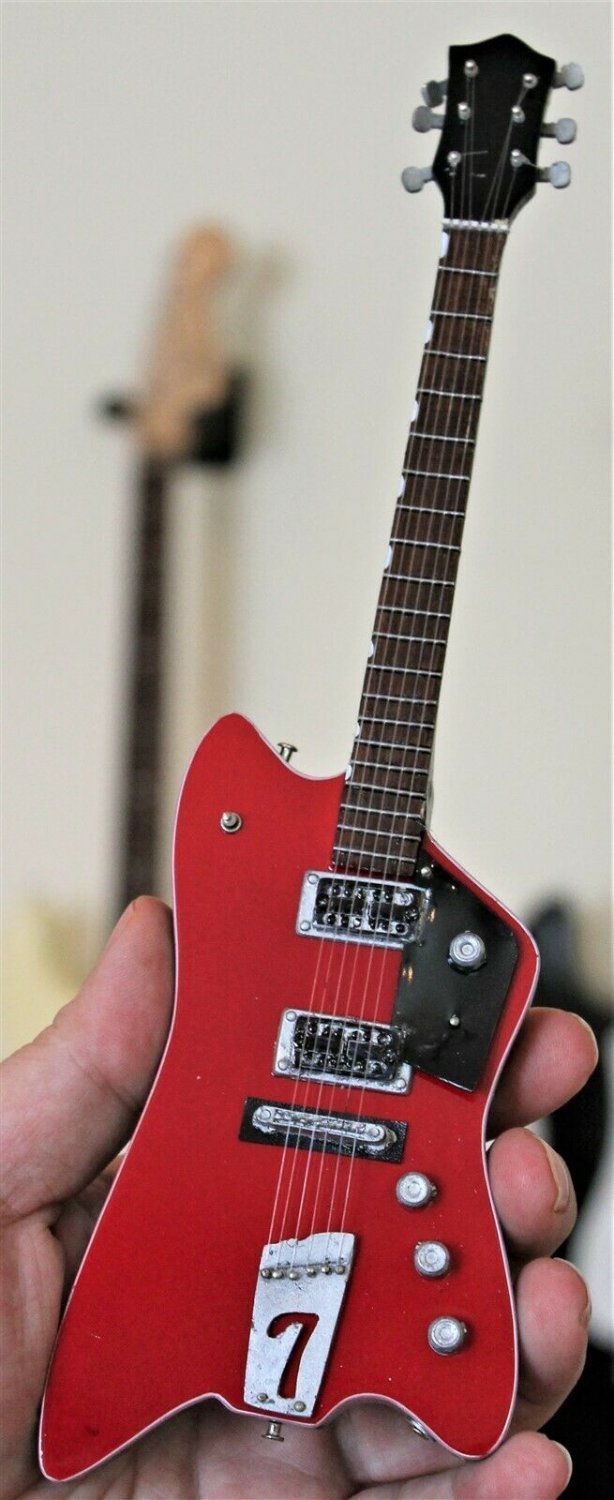 BILLY GIBBONS (ZZ Top) Gretsch Jupiter Thunderbird 1:4 Scale Replica ...