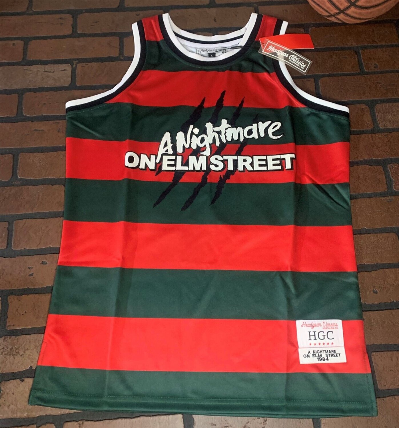 NIGHTMARE ON ELM STREET /FREDDY Headgear Classics Basketball Jersey ...